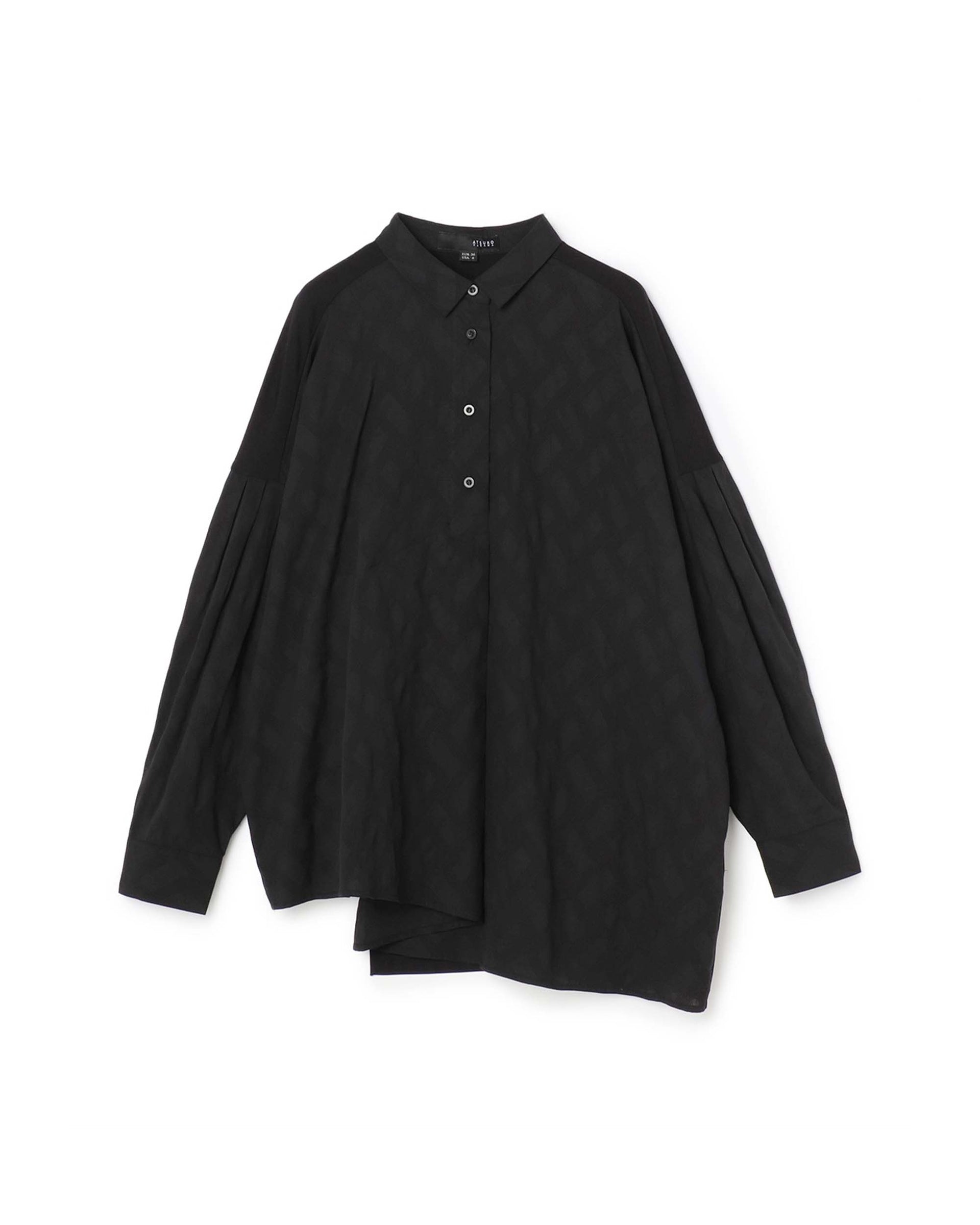 Irregular Hem Texture Cotton Blouse | ATSURO TAYAMA – SIDEFAME GROUP ...