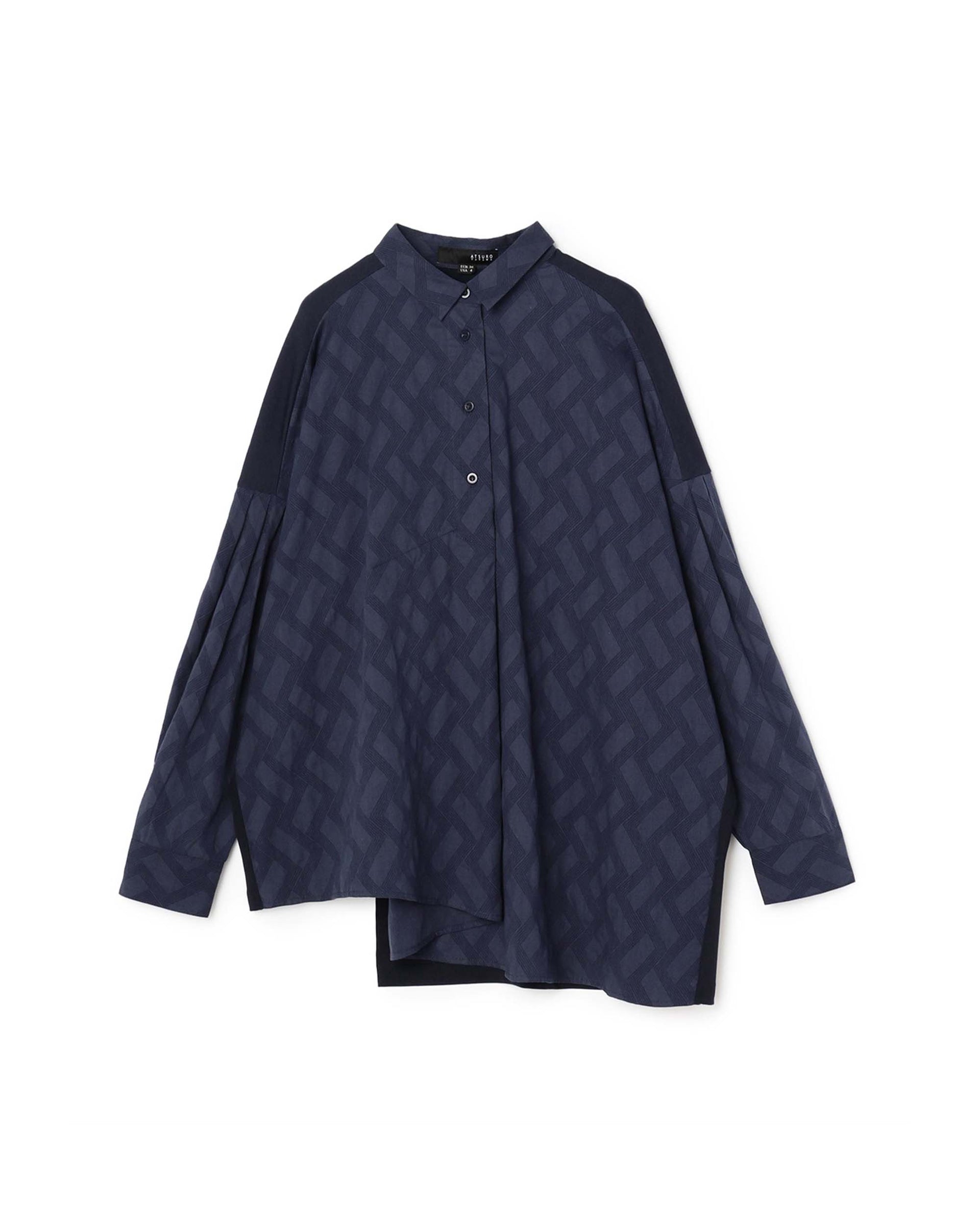 Irregular Hem Texture Cotton Blouse | ATSURO TAYAMA – SIDEFAME GROUP ...